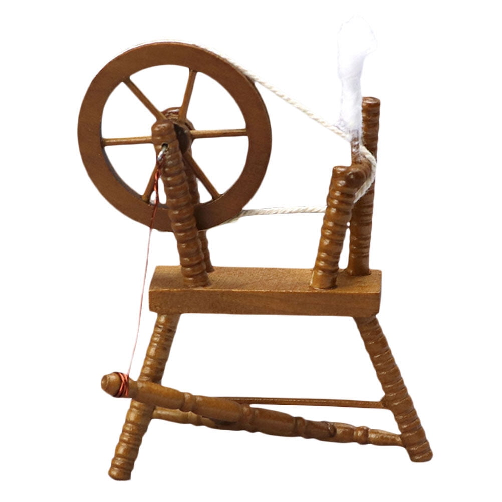 Askfic Miniature Model 12 Mini Furniture Wood Hand Reeling Machine ...