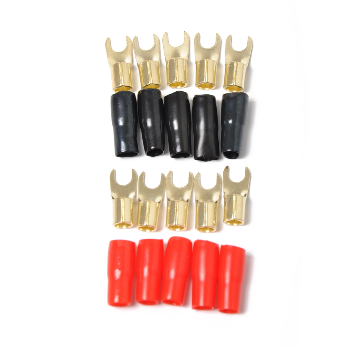 Askfic crimp terminals Car Switch 5 Pairs Barrier Spade Fork Terminal ...