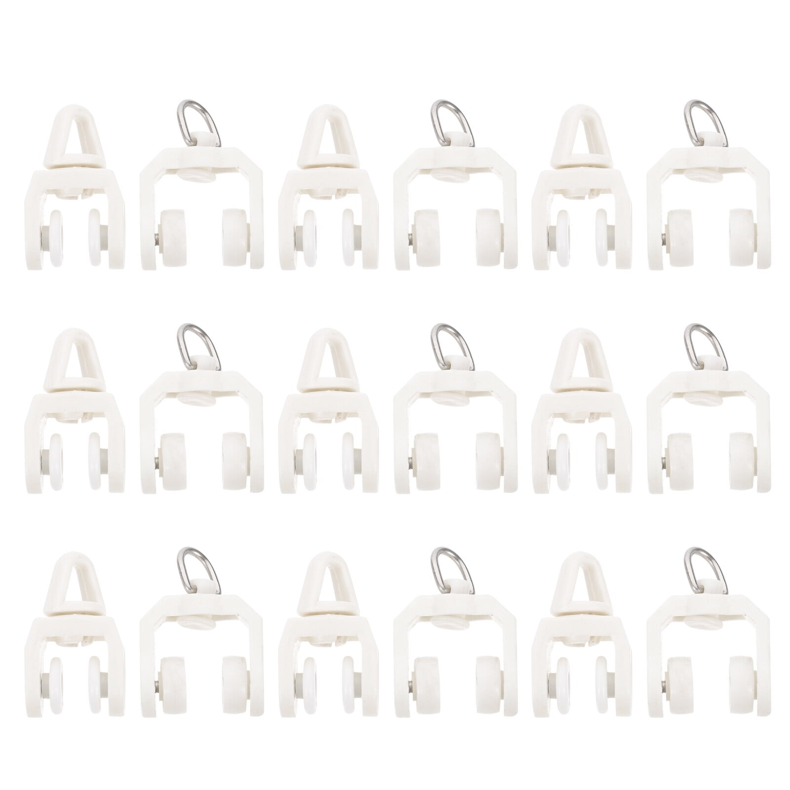 Askfic curtain wheel Flexible Ceiling Curtain Track Rail Sliding Glider ...