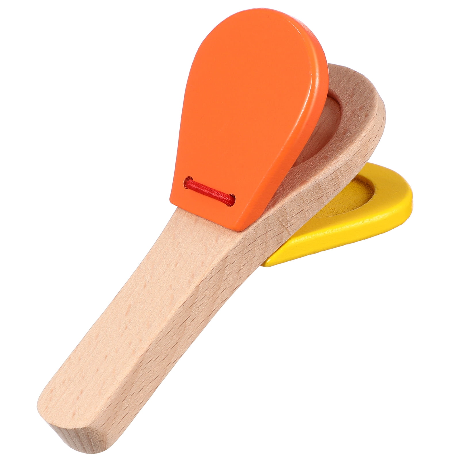 Askfic finger castanet Wooden Hand Clapper Percussion Instrument - 1pc ...