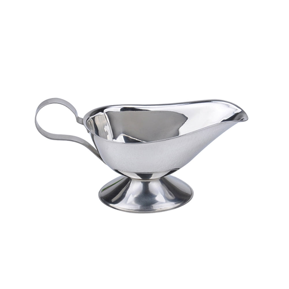 Askfic gravy boat Stainless Steel Gravy Dish with Handle for Kitchen ...