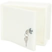 Wall Mounted Mailbox with Combination Lock, Steel Cover Metal MailBox ...