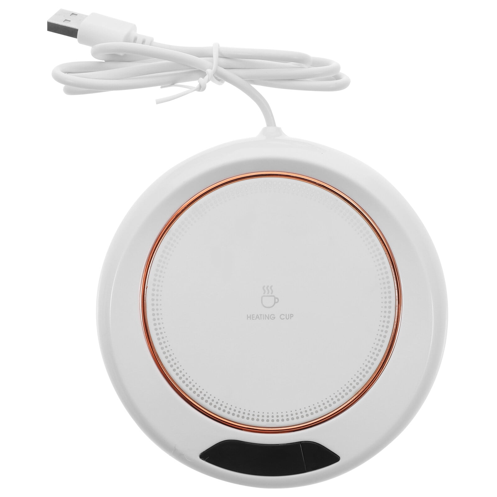 Askfic mug warmer USB Cup Warmer for Desk - White 4.53"X4.53"X0.79 ...