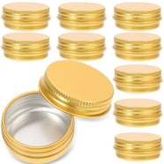 24pcs Aluminum Tin Cans Metal Round Tins Containers Screw Lid Small ...