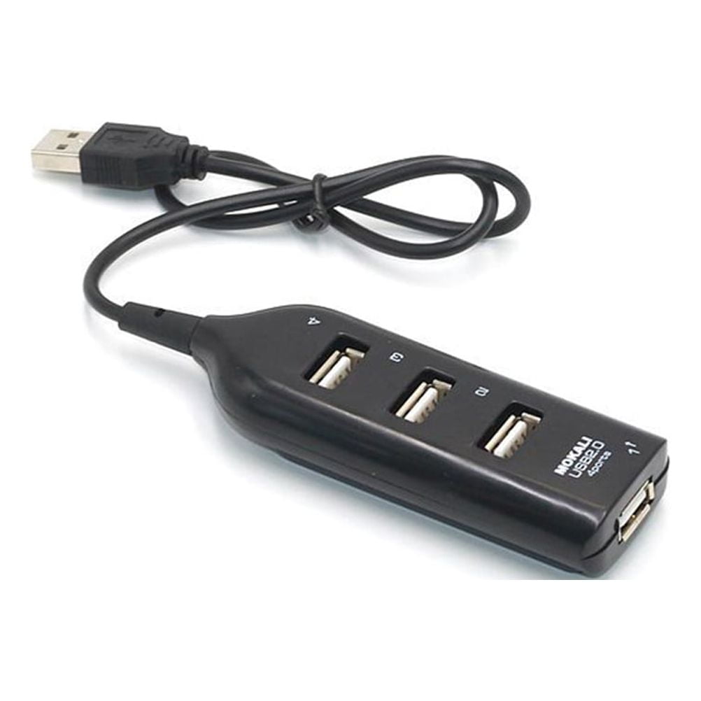 Askfic usb hub 4-Port USB 2.0 Hub Splitter for Phone, Computer, Laptop ...