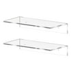 Sorbus Extra Long Floating Rectangle Shelves – 35" L x 9" D x 1.5" H ...