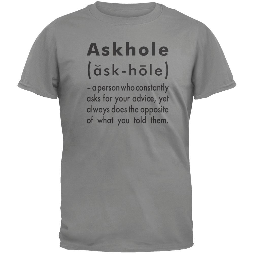 Askhole Definition T-Shirt - Walmart.com