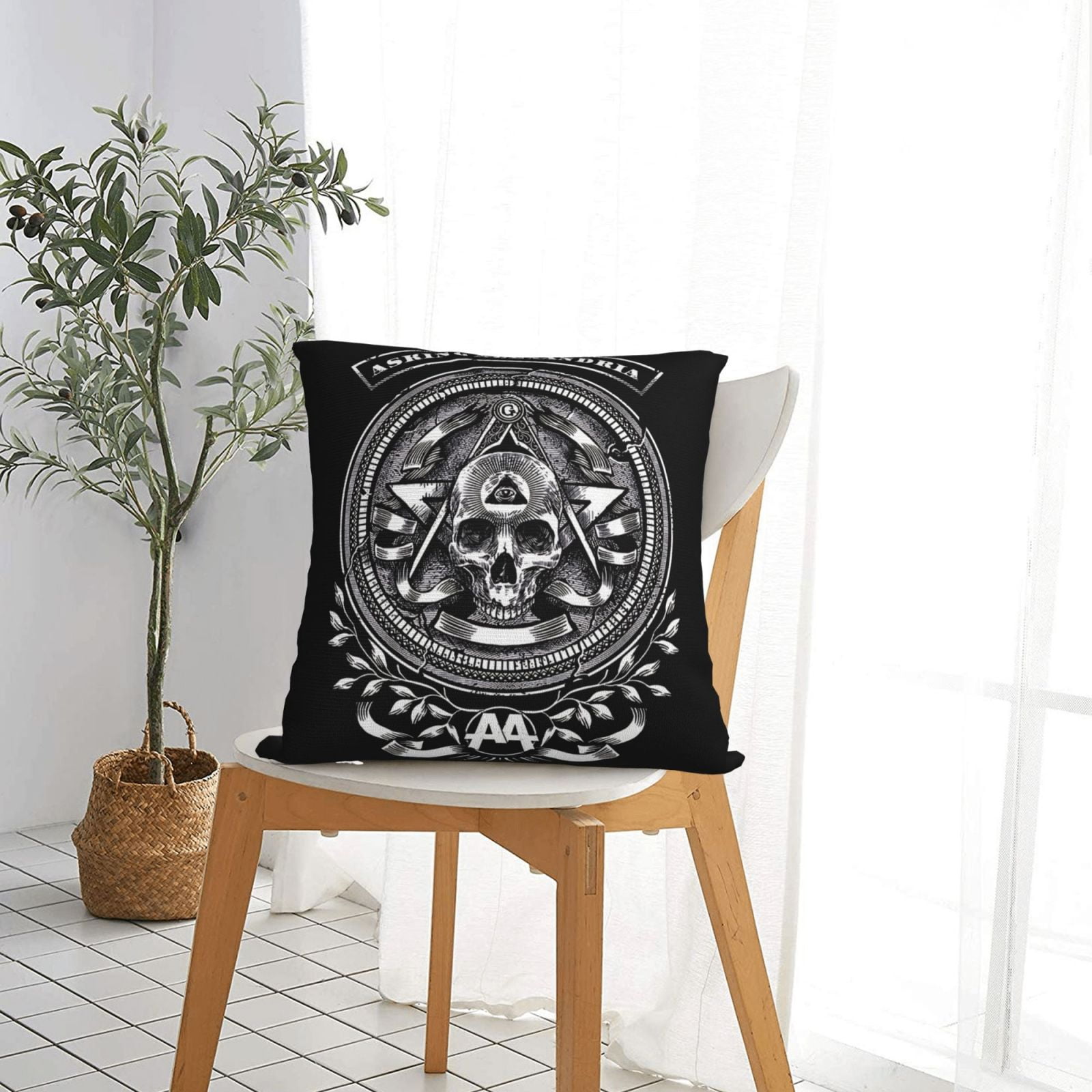 Asking Alexandria Throw Pillow Band Covers Decorative Pillowcase Square ...