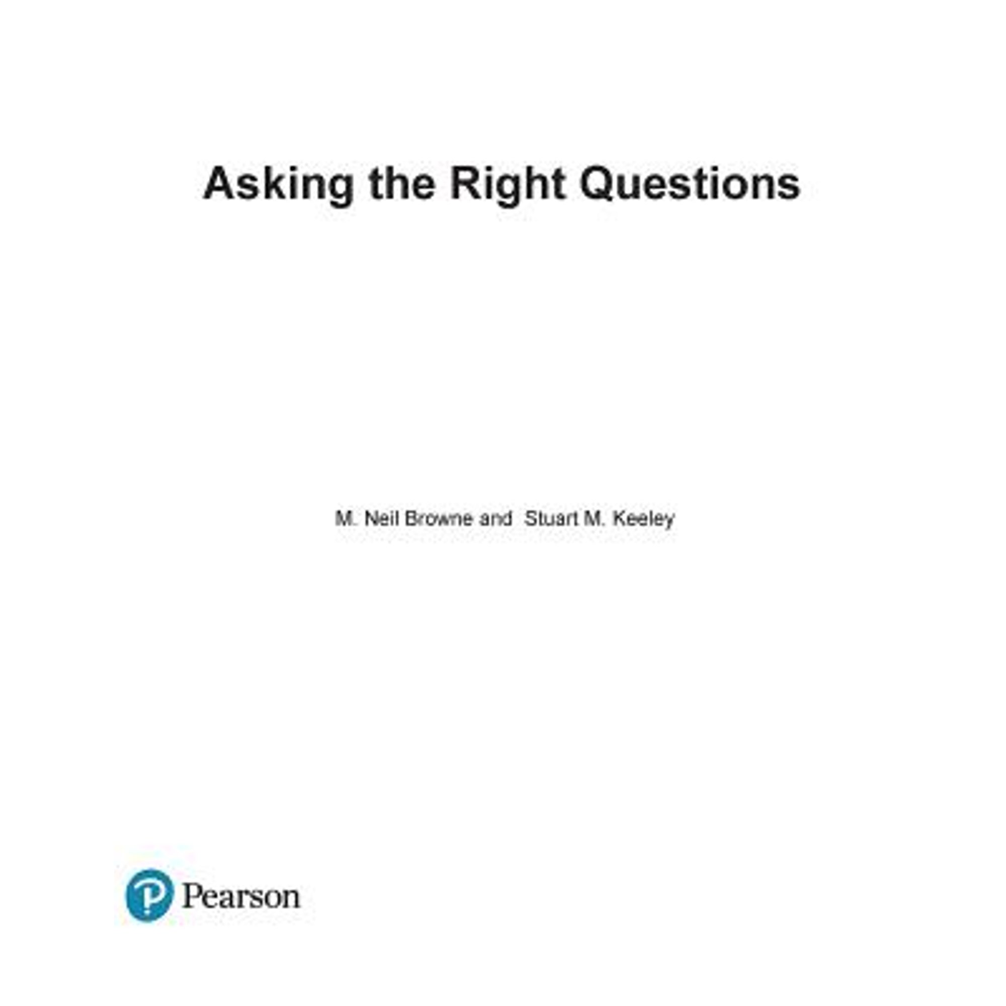 Pre-Owned Asking the Right Questions: A Guide to Critical Thinking ...