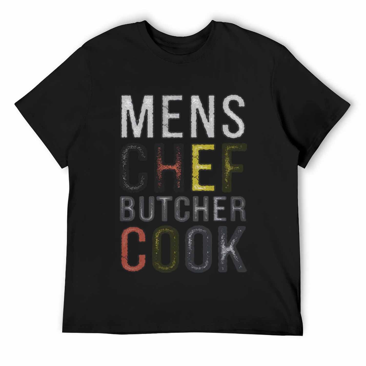 Asl Shirt Sign Language Mens Chef Butcher Cook Funny Joke Deaf Gift-3XL ...