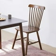 Aslan Malaysian Oak Dining Chair Set of Two Country Farmhouse High ...