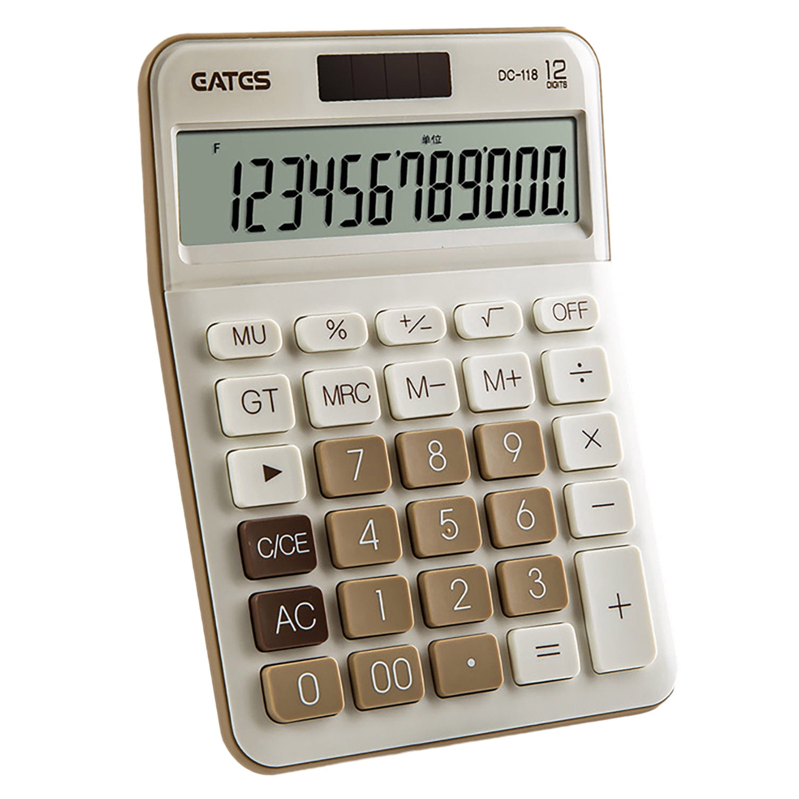 Aslersai Mechanical Calculator 12 Digit Large LCD Display Big Buttons ...