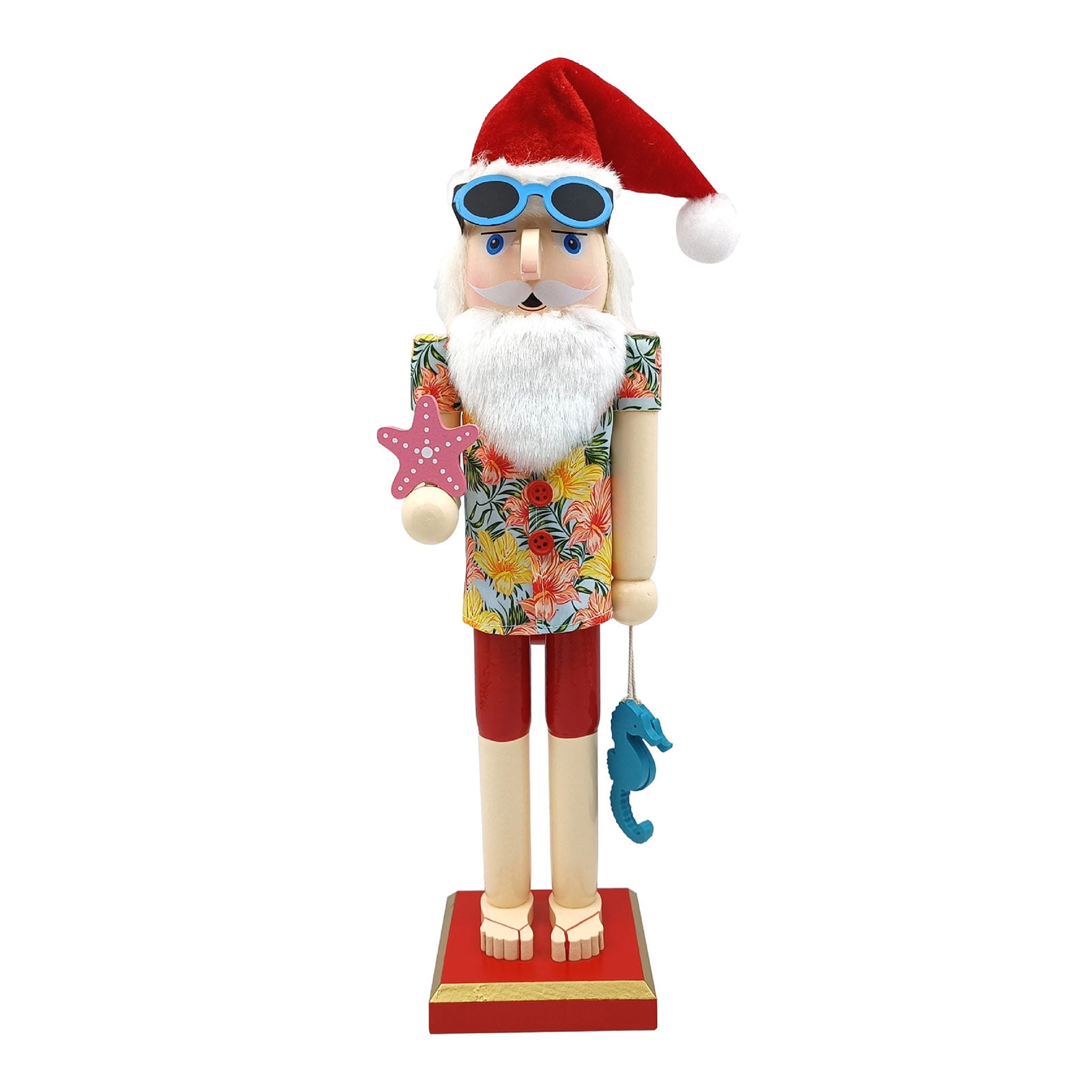 Aslersai Summer Santa Nutcracker Traditional Hawaiian Themed Beach ...