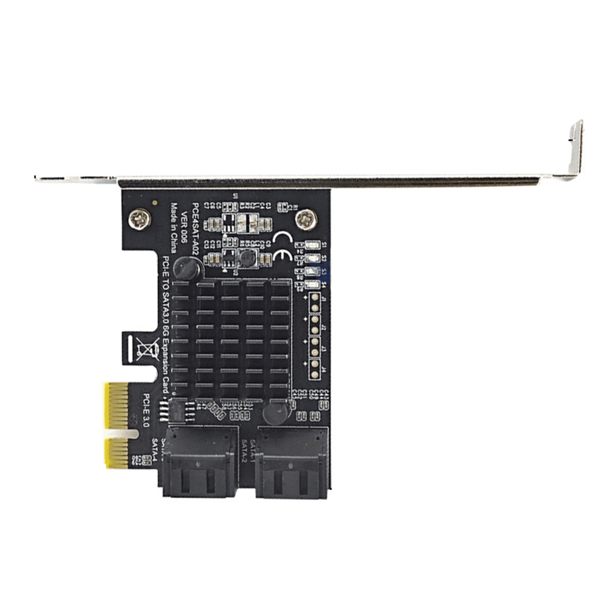 Asm1064 Chip Hard Disk Drive SSD Adapter Card 4 Port III PCIe Expansion ...
