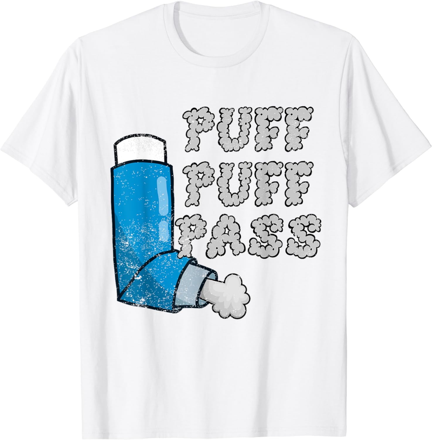 Asmathic COPD Respiratory Asthma Inhaler Allergy Sufferer T-Shirt ...