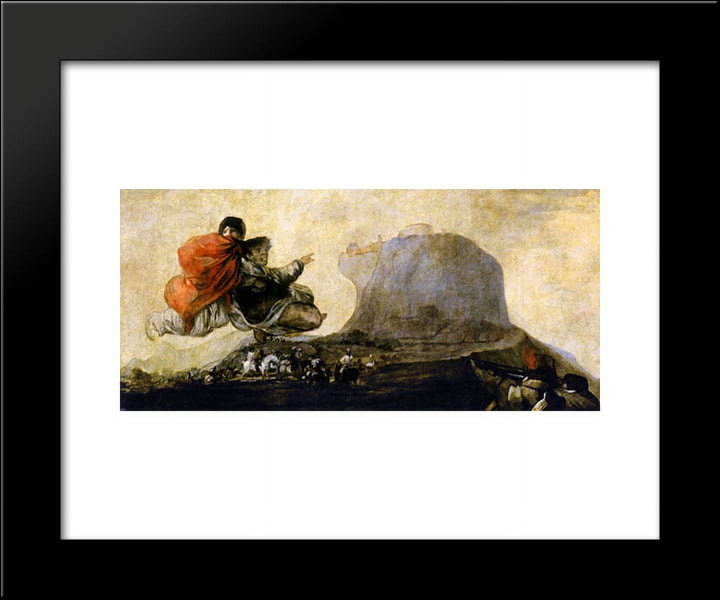 Asmodea 20x24 Framed Art Print by Francisco Goya - Walmart.com