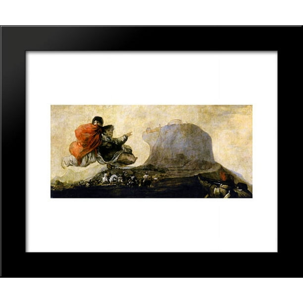Asmodea 20x24 Framed Art Print by Francisco Goya - Walmart.com