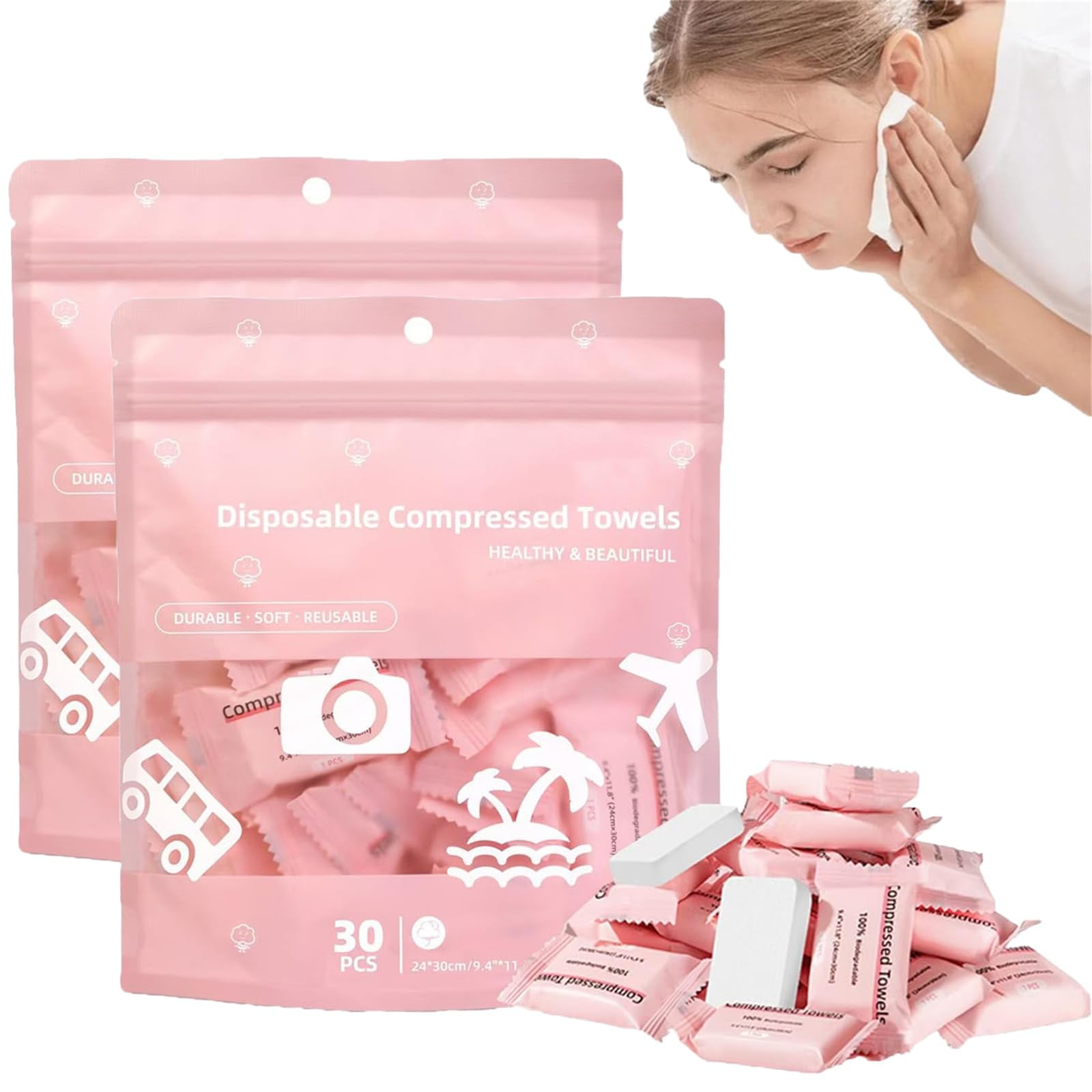 Asmutual Compressed Towels Tablets, Compressed Towels Tablets ...