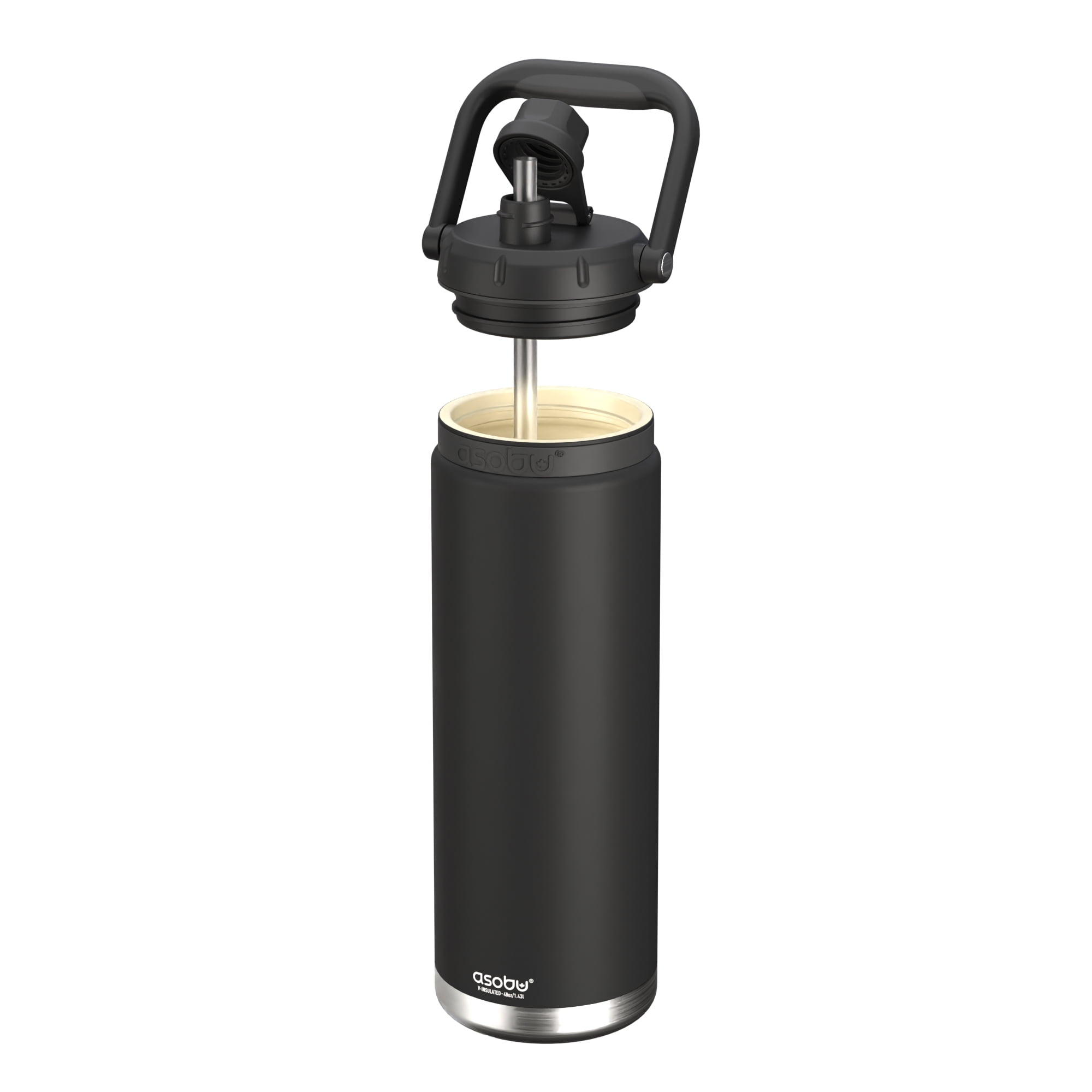 Asobu Canyon Puramic Insulated 48oz Water Jug With Straw - Walmart.com