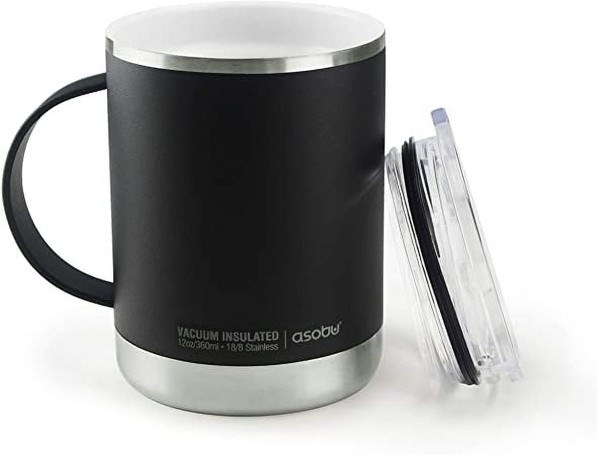 Asobu Insulated Mug, 12 oz Ceramic Inner Coating, Stainless Steel ...