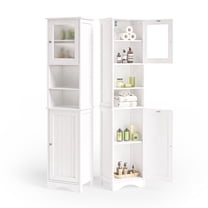 Decorotika Atlantis Modern Tall Pantry Cabinet with Doors, 72 ...