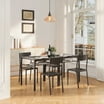 Ktaxon 3-Piece Wooden Kitchen Dining Set, Round Table and Chair for ...