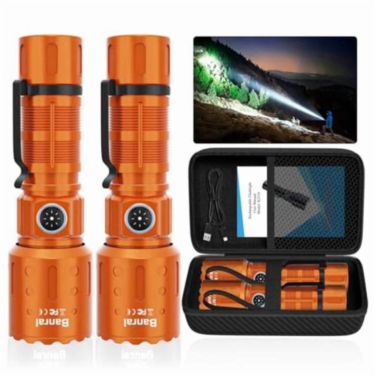 Asonic NT84794 Flashlights High Lumens Rechargeable LED Tactical Pocket ...