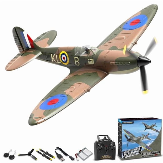 Asonic NT86034 VOLANTEXRC Remote Control Plane Spitfire Fighter 4 ...