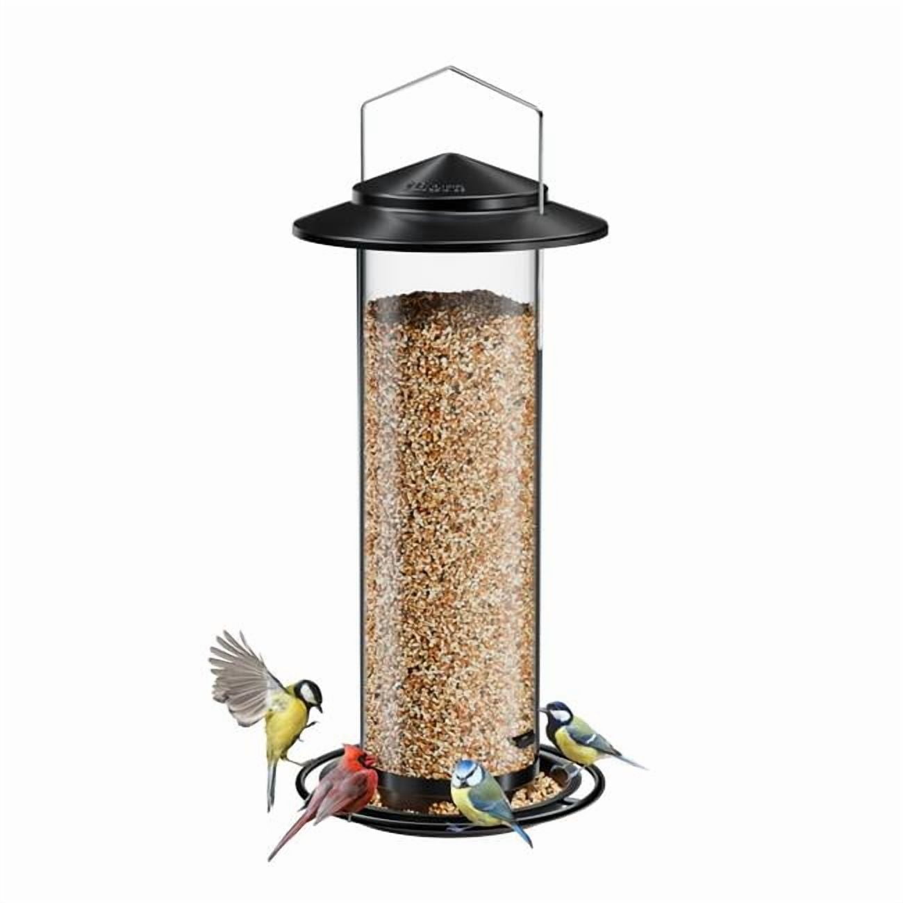 Asonic NT84071 iBorn Metal Bird Feeder for Outside Hanging, 4.5lb High ...