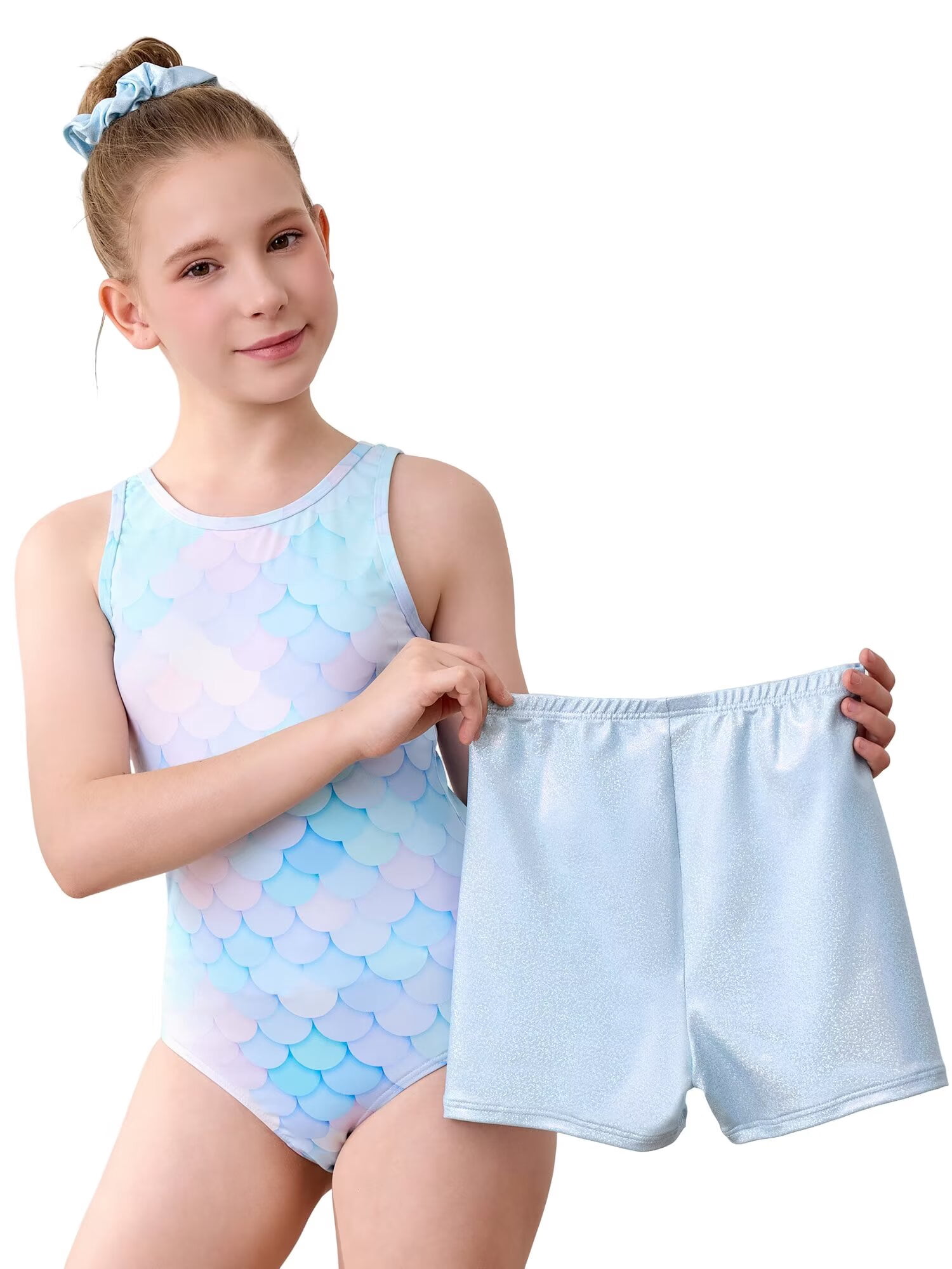 Asoul Gymnastics Leotards for Girls Dance Unitards Shorts Outfits ...