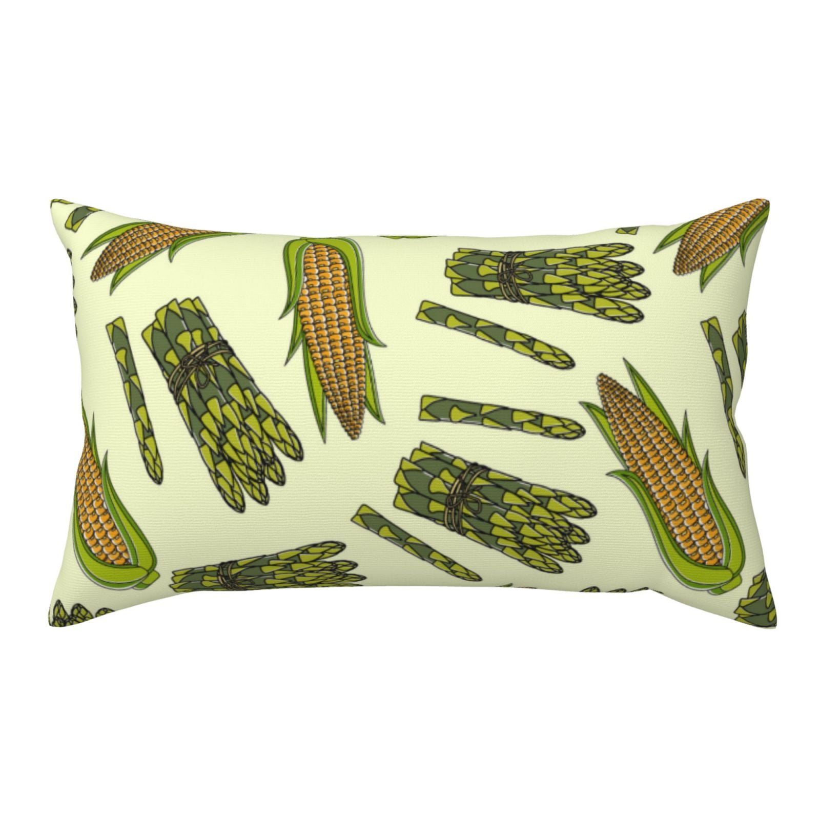 Asparagus Pattern corn Pillow Covers, King Size Pillow Cases with ...