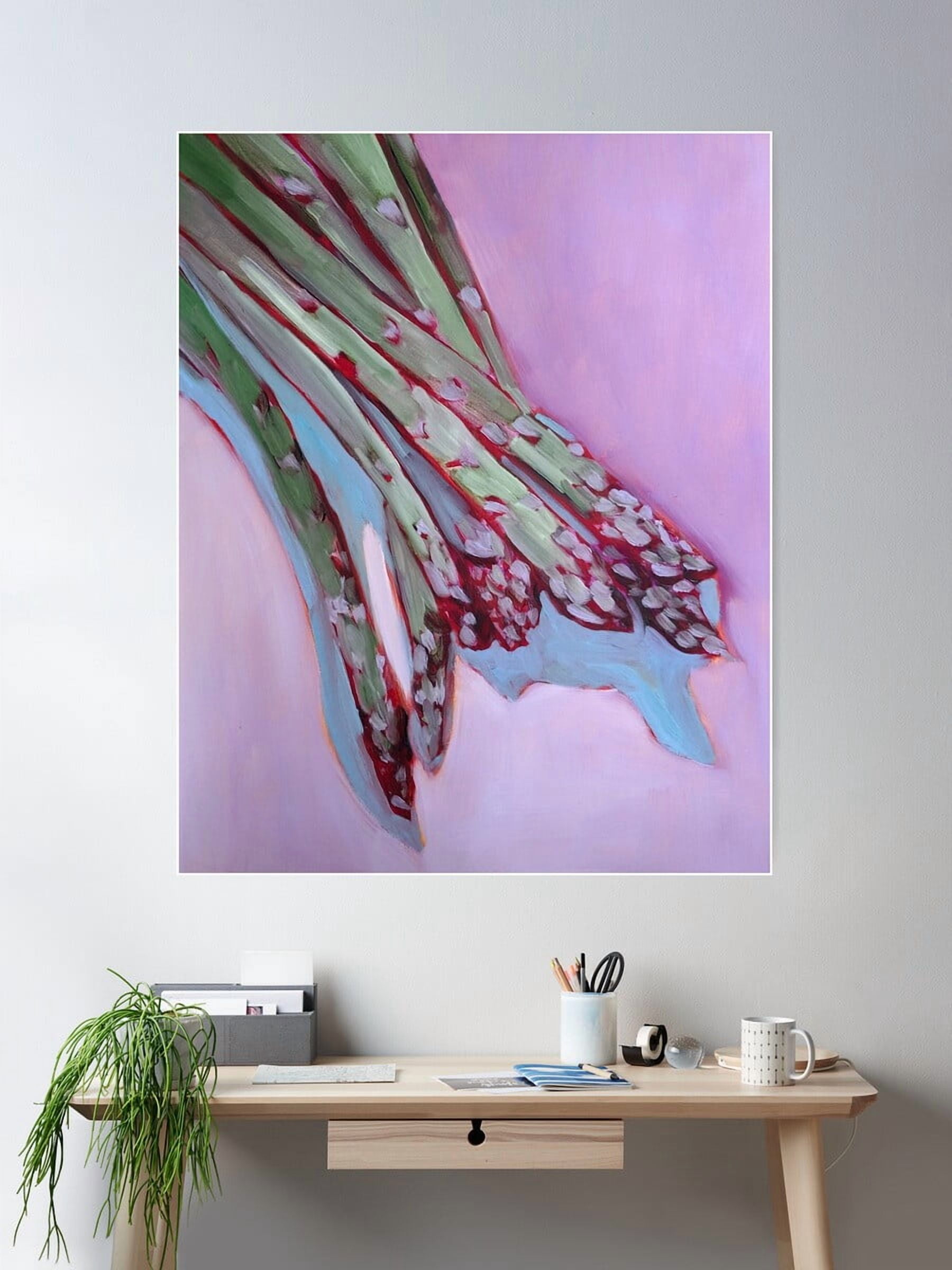 Asparagus Poster Wall Art Modern Wall Decor For Living Room Bedroom Art ...