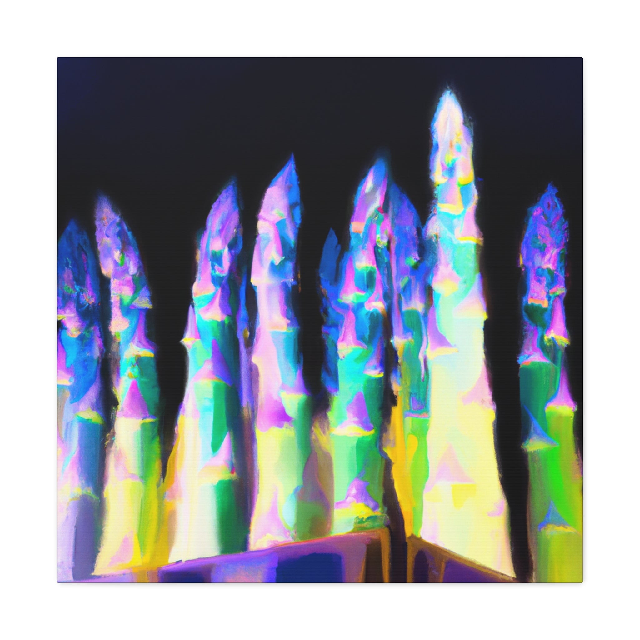 Asparagus in Art Deco - Canvas - Walmart.com