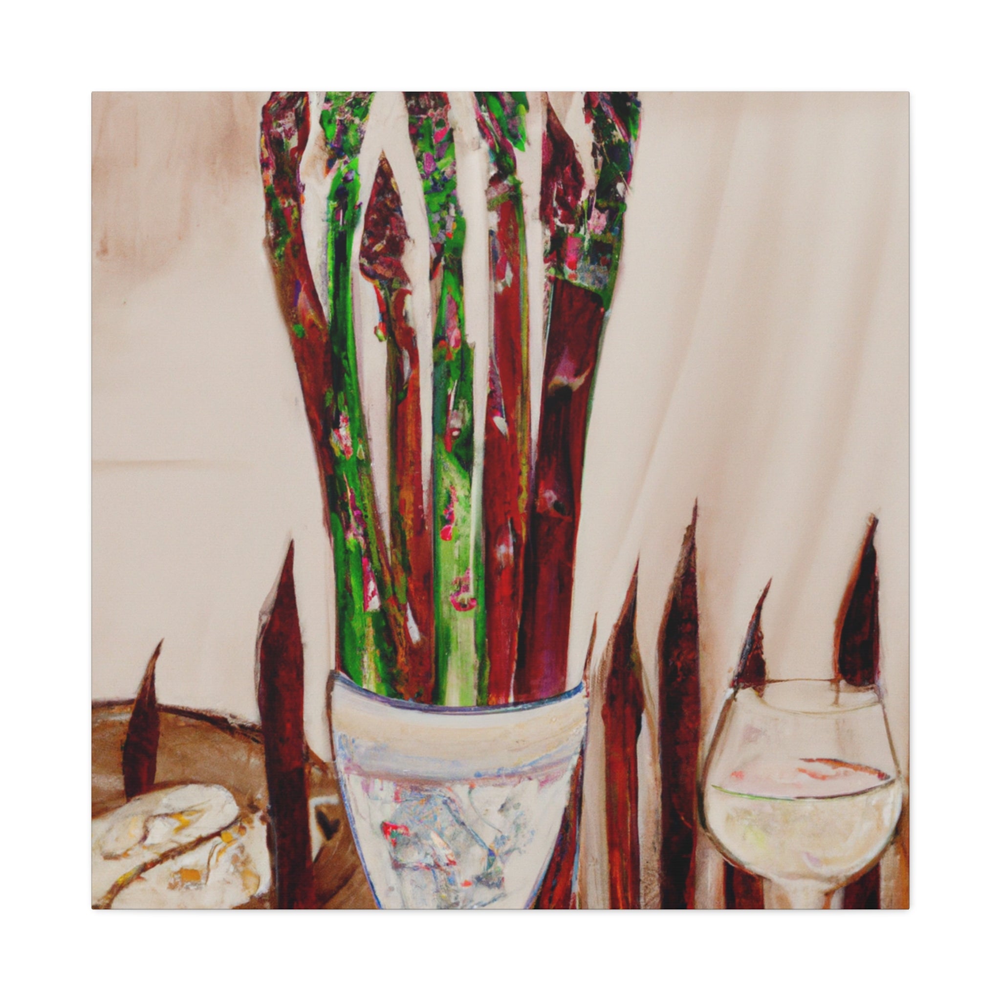 Asparagus in Splendor - Canvas - Walmart.com