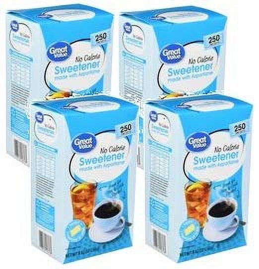 Aspartame Sweetener Packets (Pack Of 4) - Walmart.com