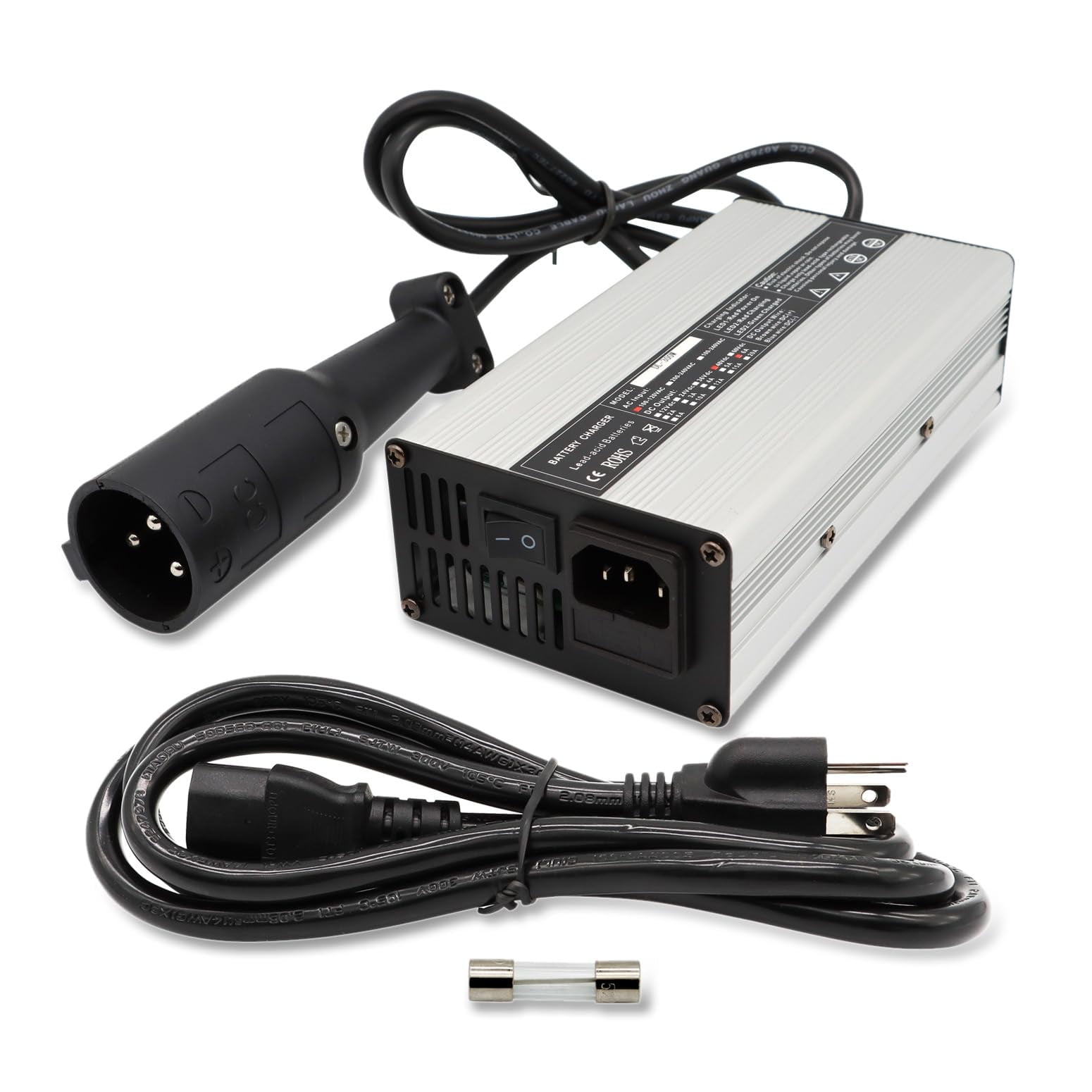 Aspaton 48V 6A Battery Charger Compatible with EZGO Club Car DS Golf ...