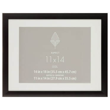 Gallery Black Wall Frame with Double Mat by Studio Décor® - Walmart.com