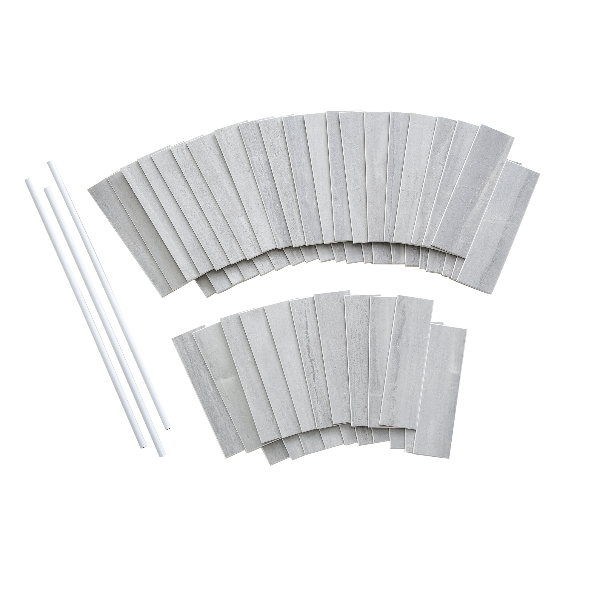 Aspect Collage Self-Adhesive Kitchen/Bathroom Wall Tiles, 12.75in x 5 ...