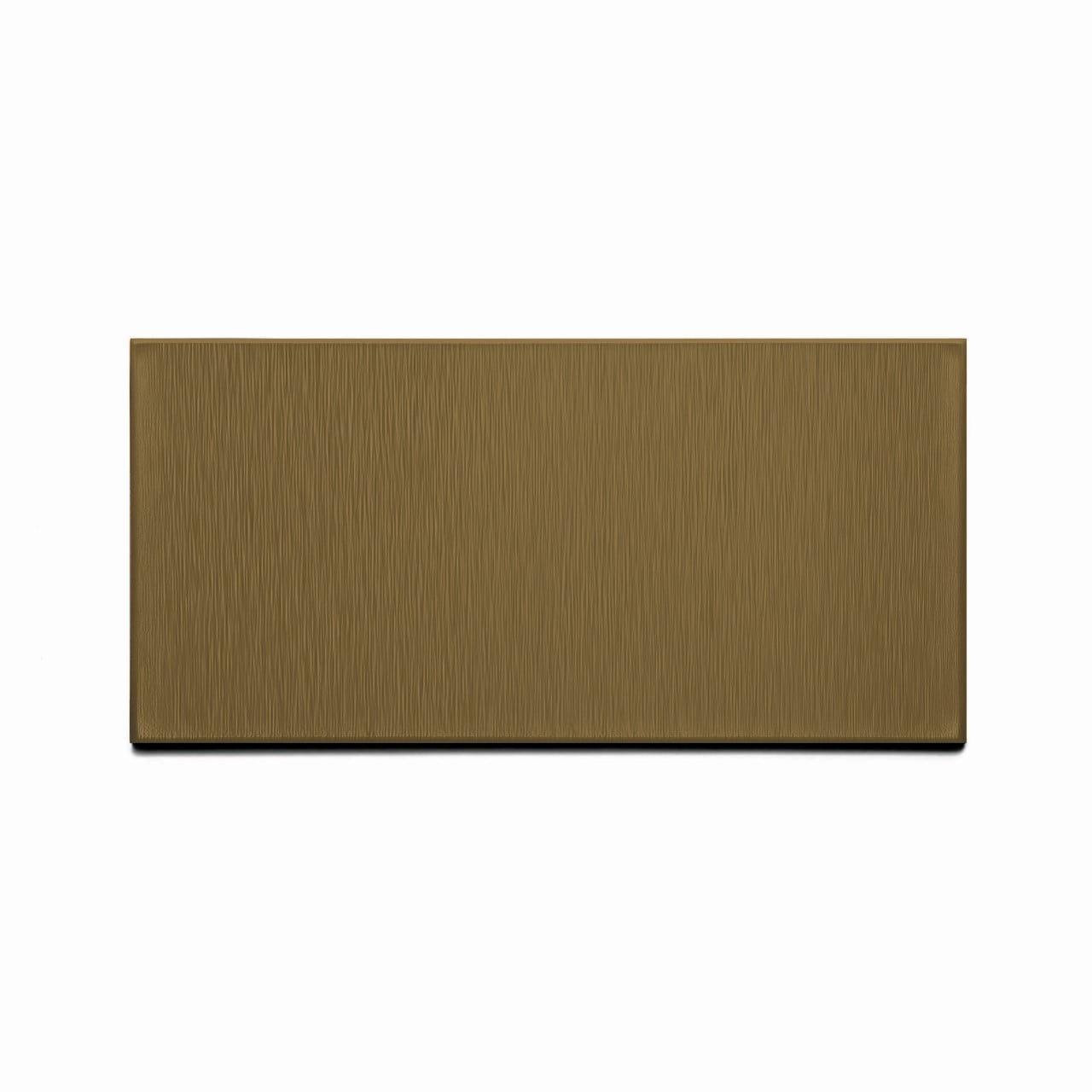 Aspect Peel and Stick Backsplash Brushed Bronze Short Grain Metal Tile ...