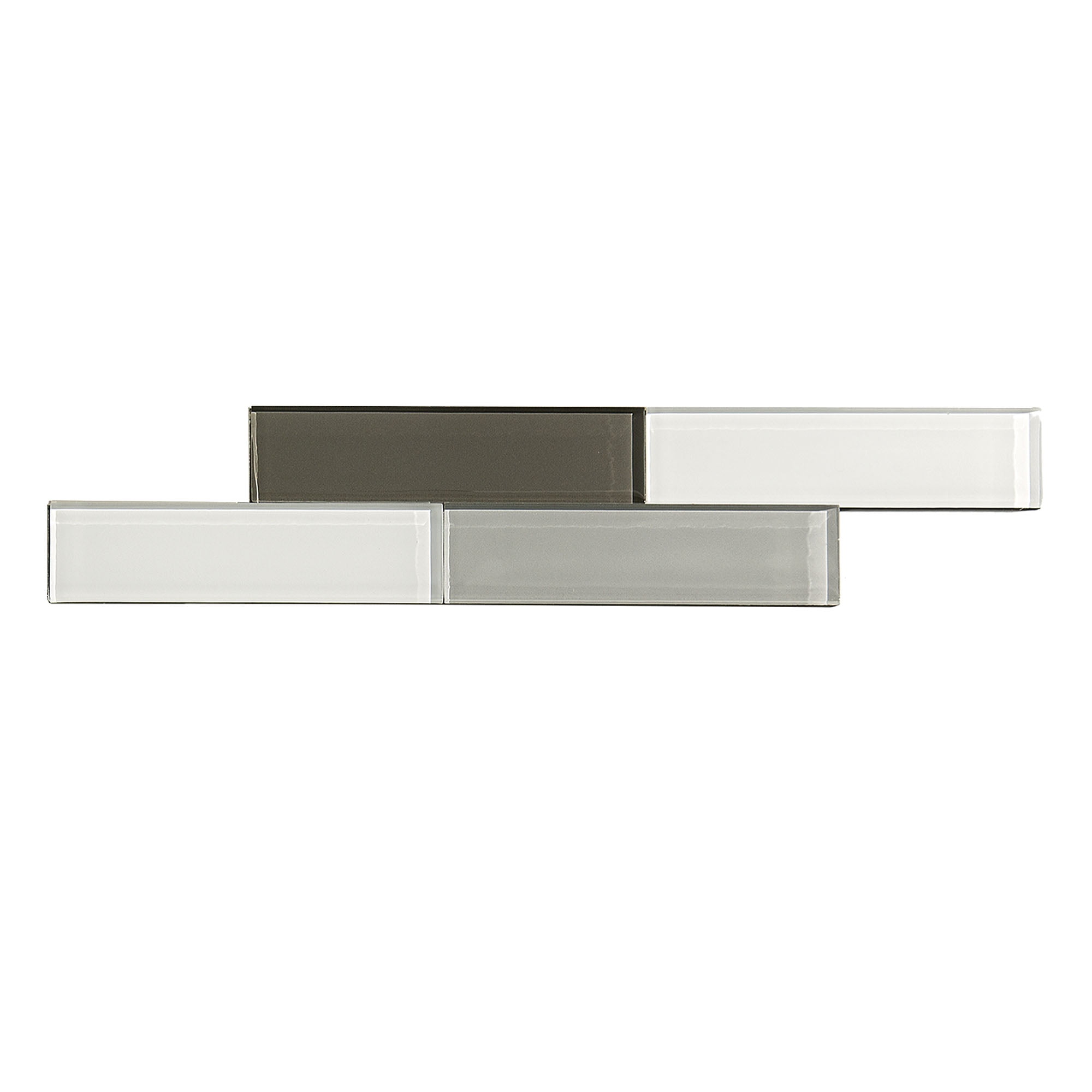 Aspect Peel and Stick Backsplash Subway Rustic Clay Matted Glass Tile ...