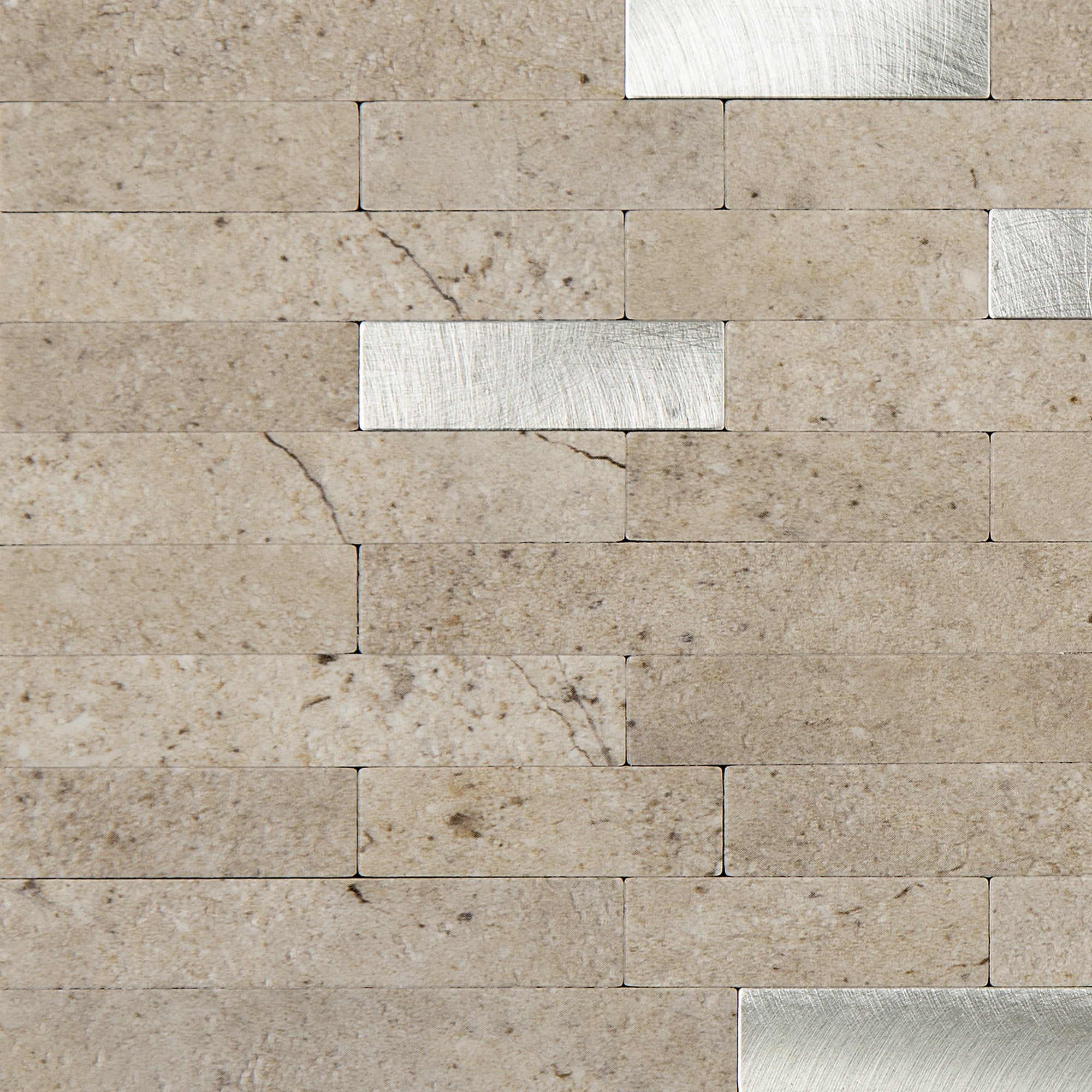 Aspect Peel and Stick Collage Tile in Biscuit Sample - Walmart.com