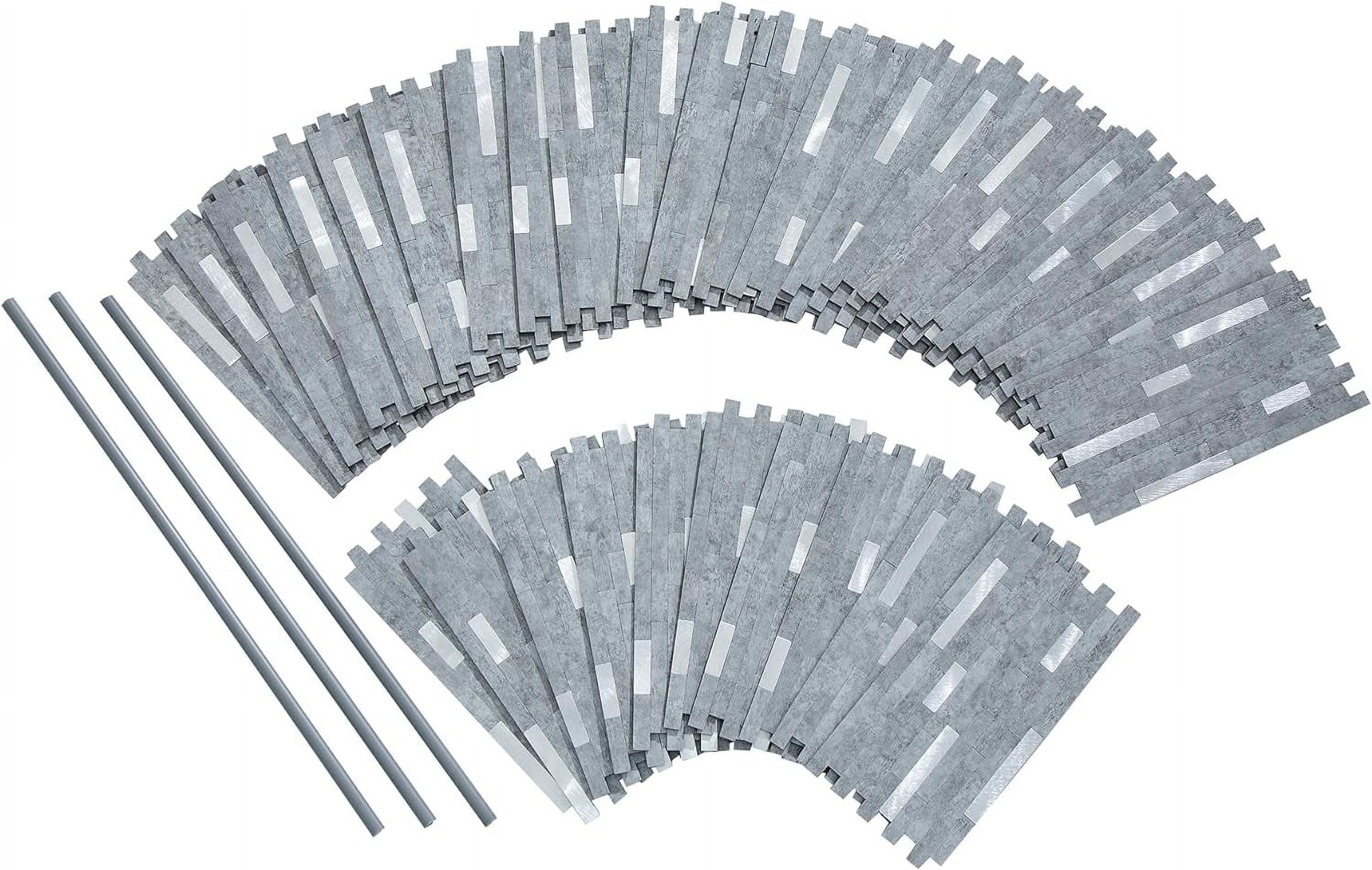 Aspect Peel and Stick Collage Tile in Cloud Shimmer (15 Sq Ft Kit ...