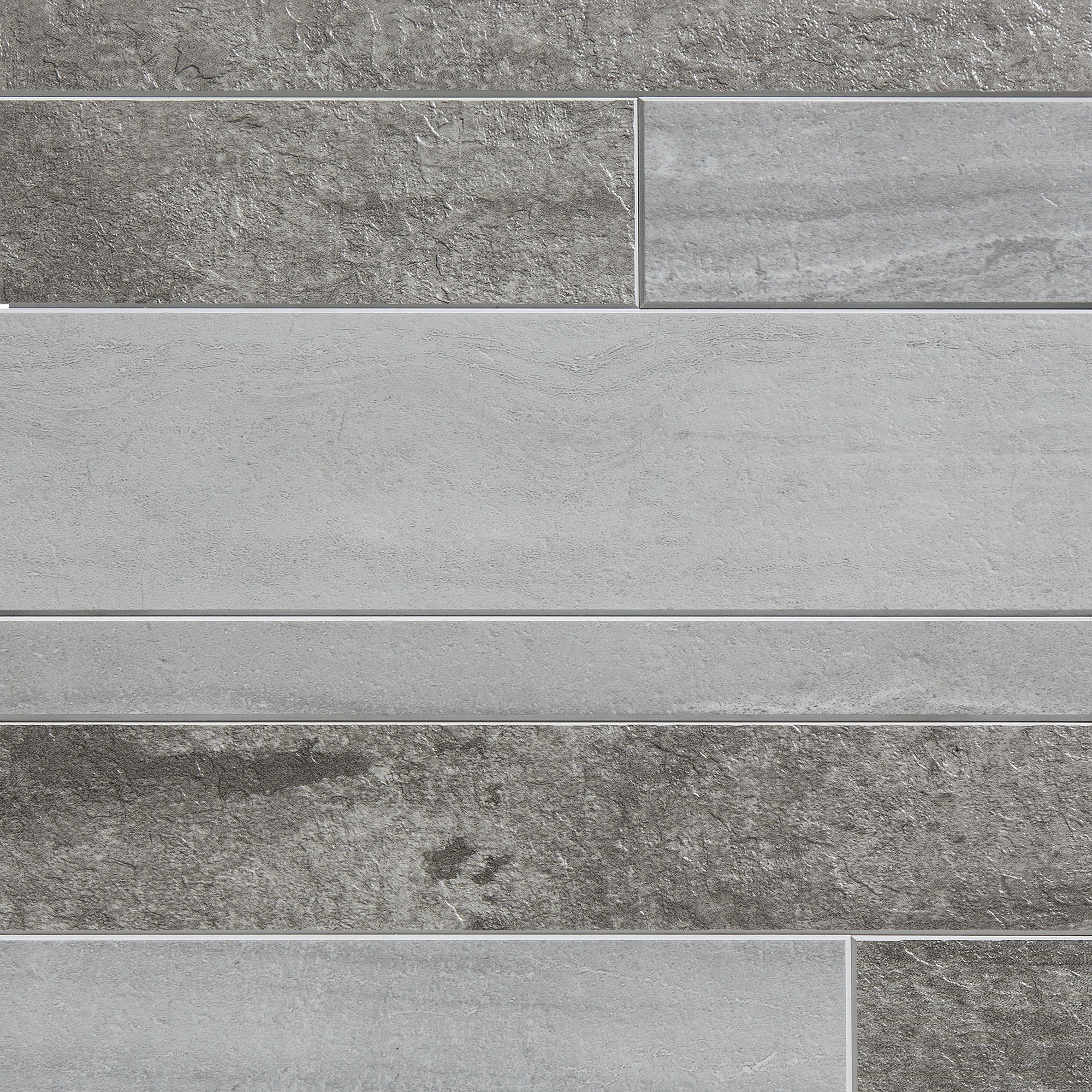 Aspect Peel and Stick Collage Tile in Mixed Gray Corridor Sample ...