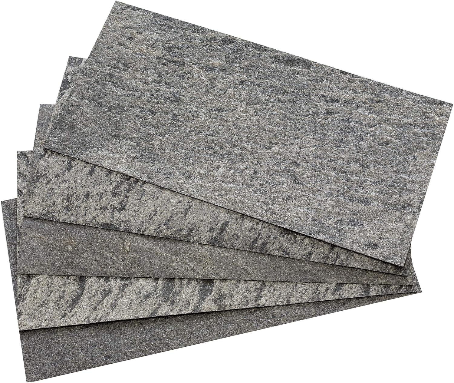 Aspect Stone 12in. x 24in. Glue-Up Tiles (5 Pack) (Frosted Quartz ...