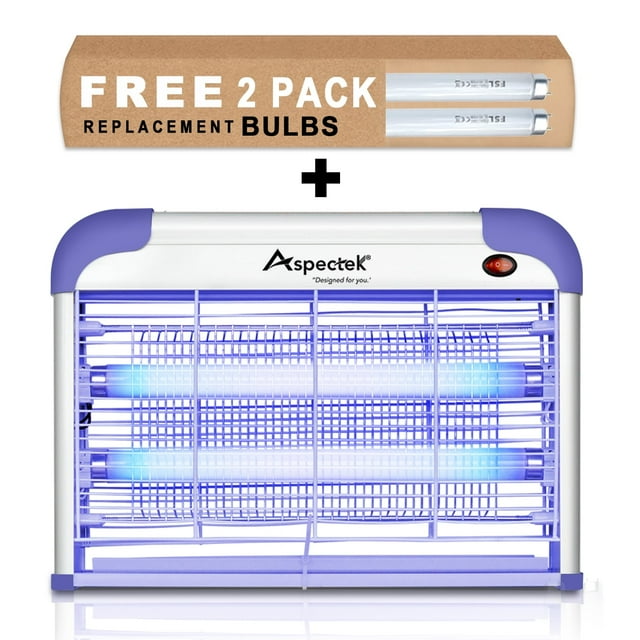 Aspectek Bug Zapper & Electric Indoor Insect Killer Mosquito, Bug, Fly ...