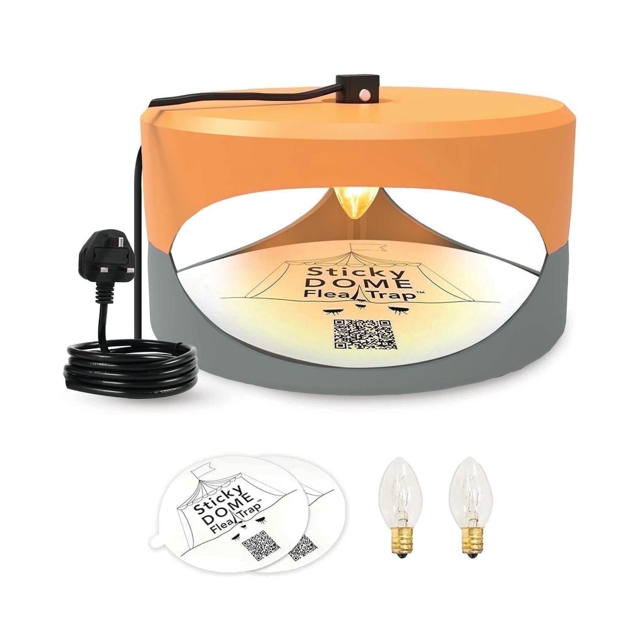 Aspectek Indoor Flea and Bed Bug Sticky Dome Trap with 2 Glue Discs 1 ...