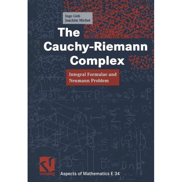 Aspects of Mathematics: The Cauchy-Riemann Complex (Paperback) - Walmart.com