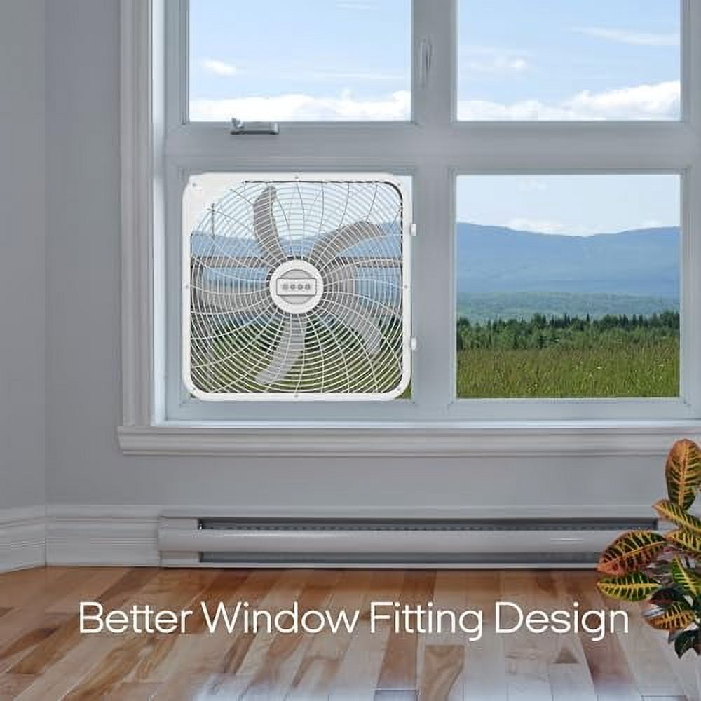 Aspen Box Fan 20 Inch with remote control Small Box Fans, Home Window ...