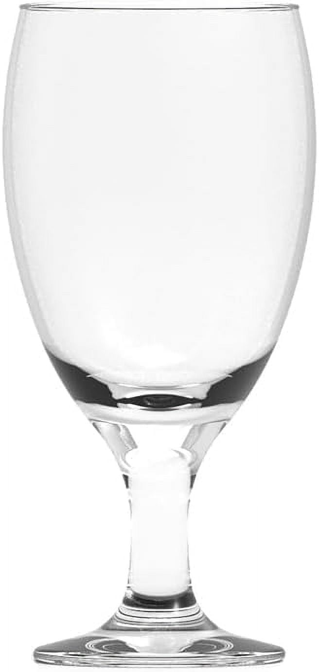 Aspen Collection Water Goblet Glass Set, 12 Pieces, 16.5 oz Stemmed ...
