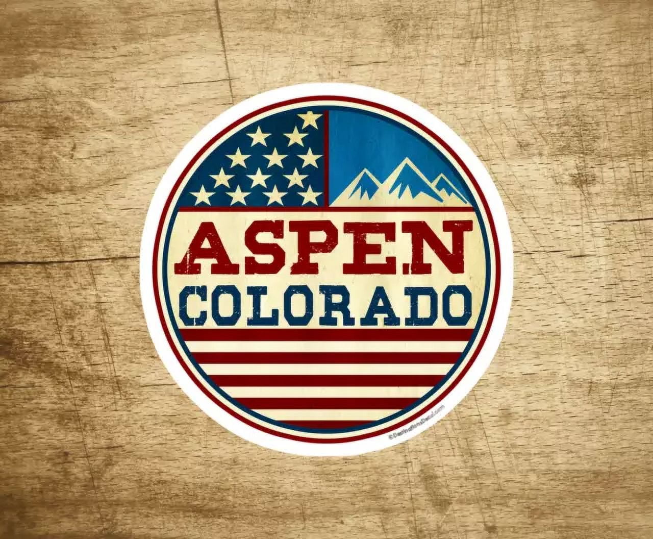 Aspen Colorado Decal Sticker Skiing Mountains Climbing Ski Phone Decal ...